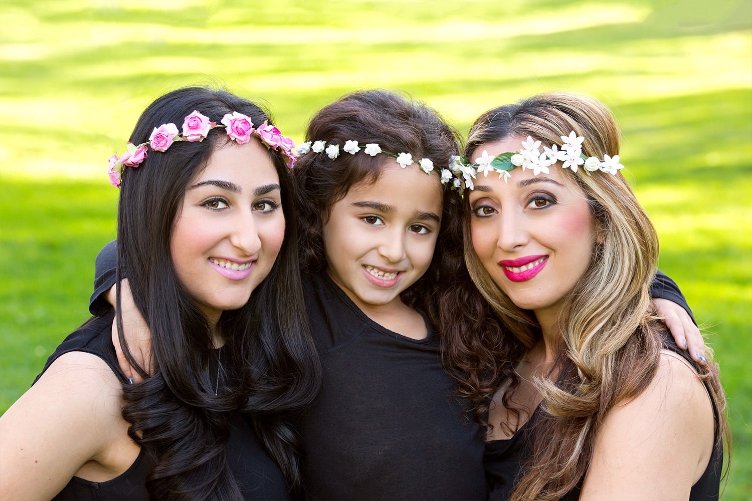 Family of Five in the Park
