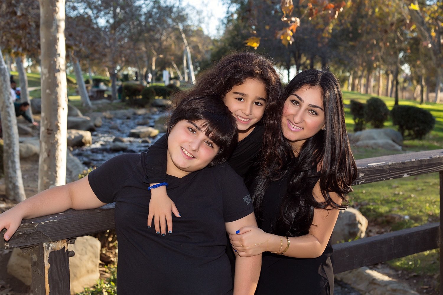 Family of Five in the Park
